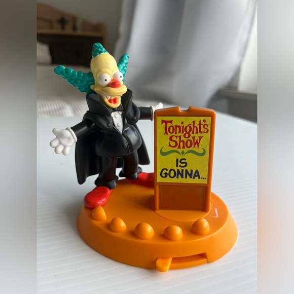 Simpsons | Toys | Vintage Krusty The Clown The Simpsons Burger King ...